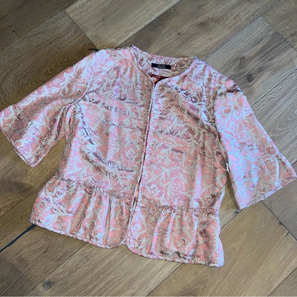 Elie Tahari | Jackets & Coats | Nwt Elie Tahari Suri Ruffled Jacket In ...